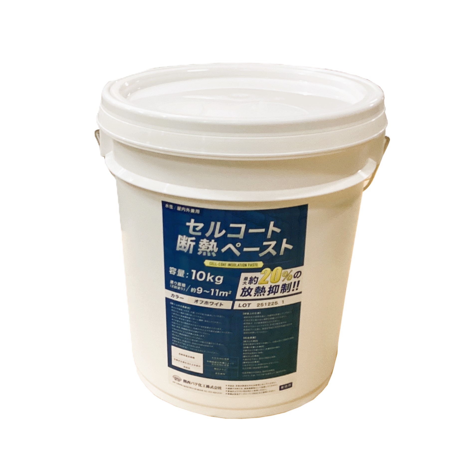 Indoor and outdoor usable water-based thermal insulation paint "Selcoat ...