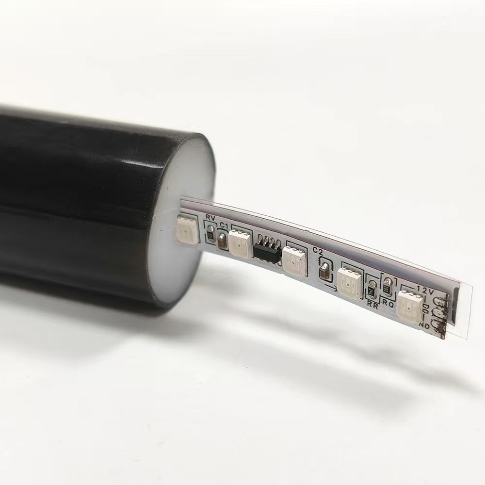 Black 360-degree neon tube トリニティライト | IPROS