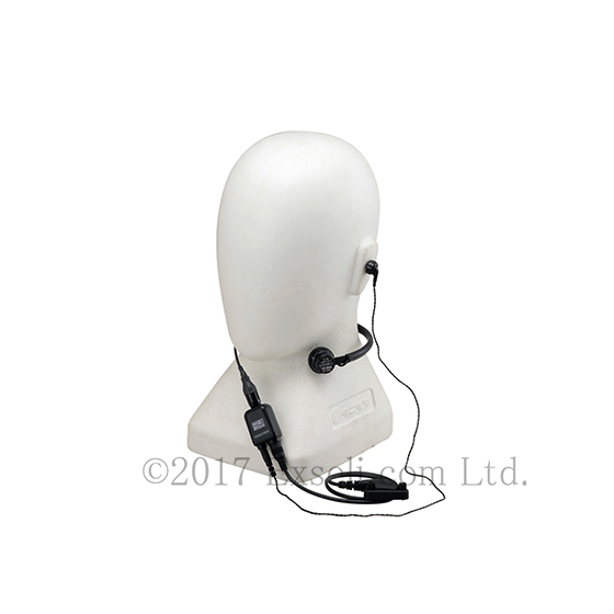 Throat microphone/earphone type "ST#7HED-04A" エクセリ | IPROS