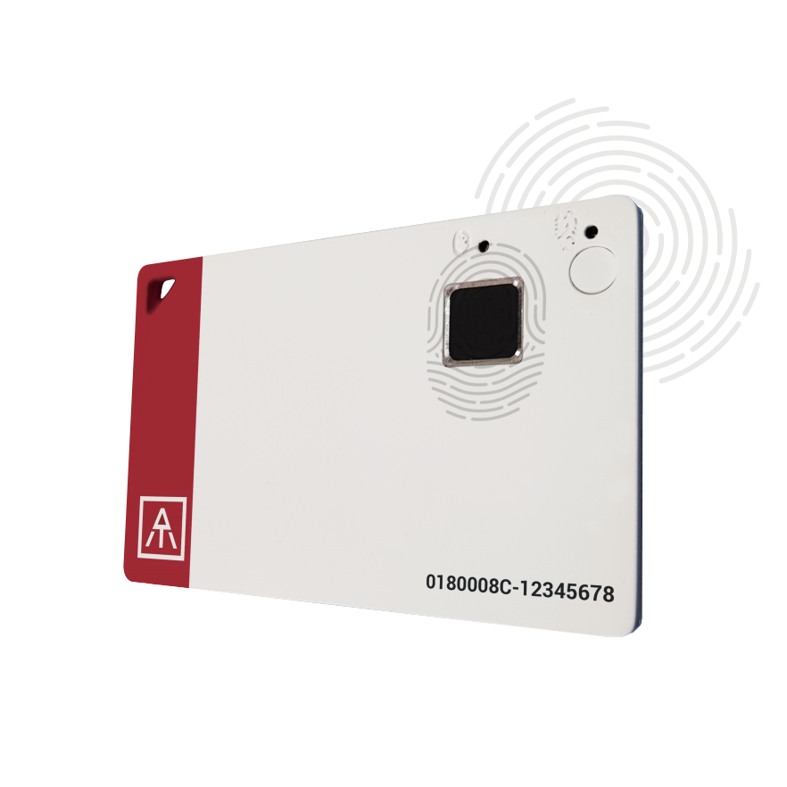 指紋認証センサー付きICカード「ATKey.Card」 | イプロス