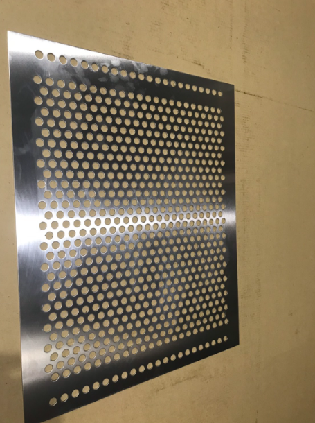 Punching metal for trays [Examples of punching processing] | 三和打抜工業 ...