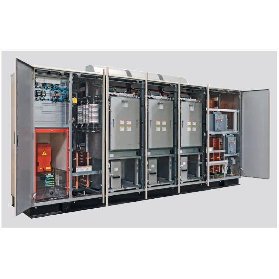 Water-cooled and air-cooled power rectifier for hydrogen electrolyzers ...