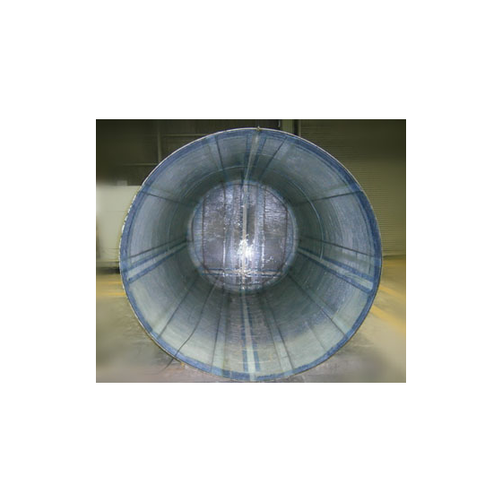 Underground buried tank leak detection device with inner FRP double ...