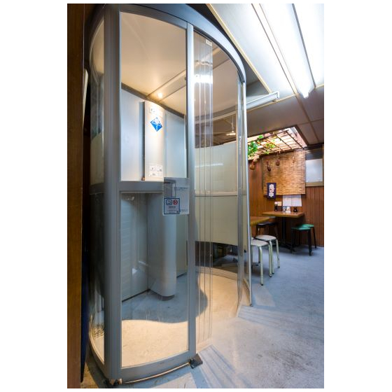 Smoking booth QleanAir Scandinavia K.K. | IPROS
