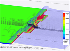 Close-up Tsunami Load Simulation 環境シミュレーション | IPROS