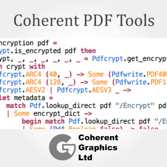 Coherent PDF Command Line Tools | イプロス