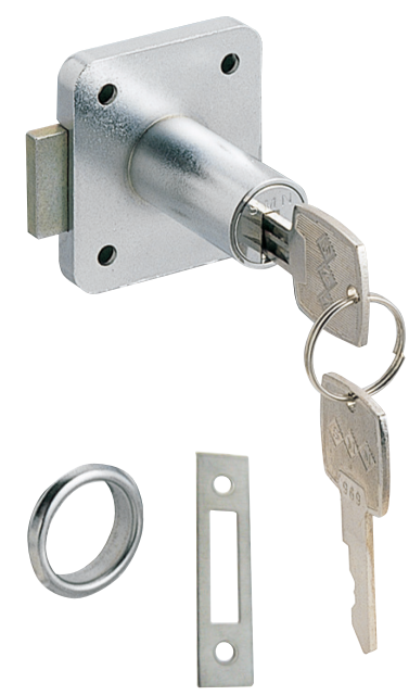 Lock [No. 2820 K surface punch cylinder locker lock] スリーナイン島野 | IPROS